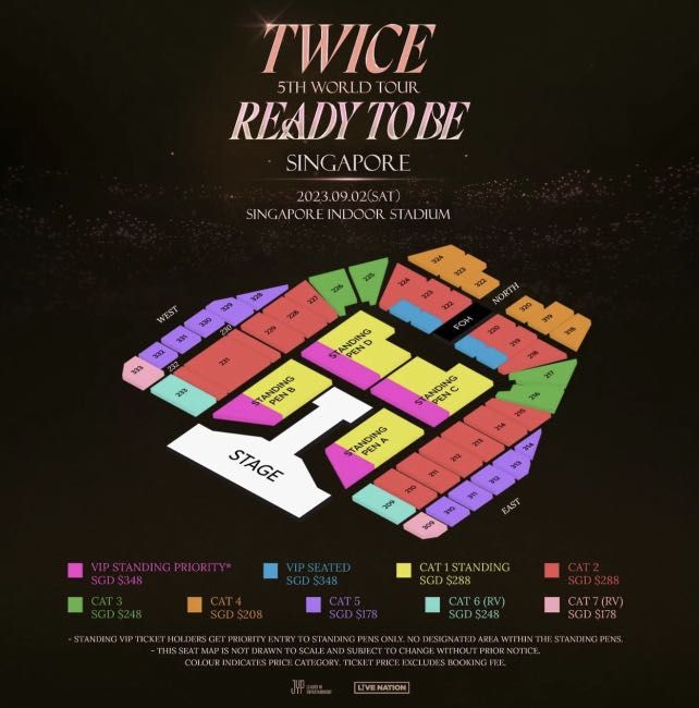 Twice Singapore Concert Ticket VIP, Tickets & Vouchers, Event Tickets ...