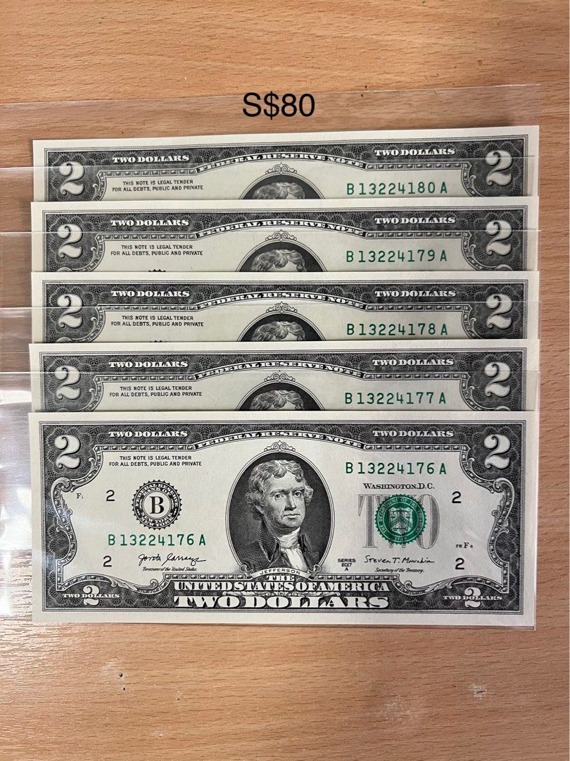 US $2 dollar Series 2017A UNC Condition, Hobbies & Toys, Memorabilia ...
