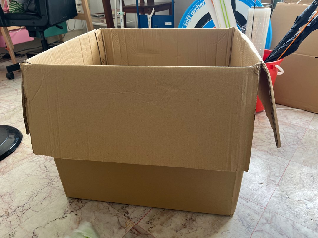 Used carton boxes, Furniture & Home Living, Home Improvement ...