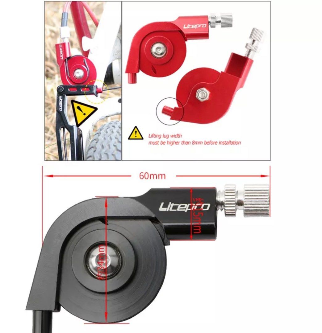 V and rim brakes cable tensioner more travel , Sports Equipment ...