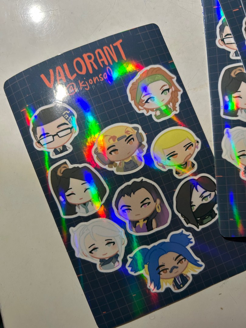 VALORANT FANMADE STICKER SHEET, Hobbies & Toys, Stationary & Craft, Art ...