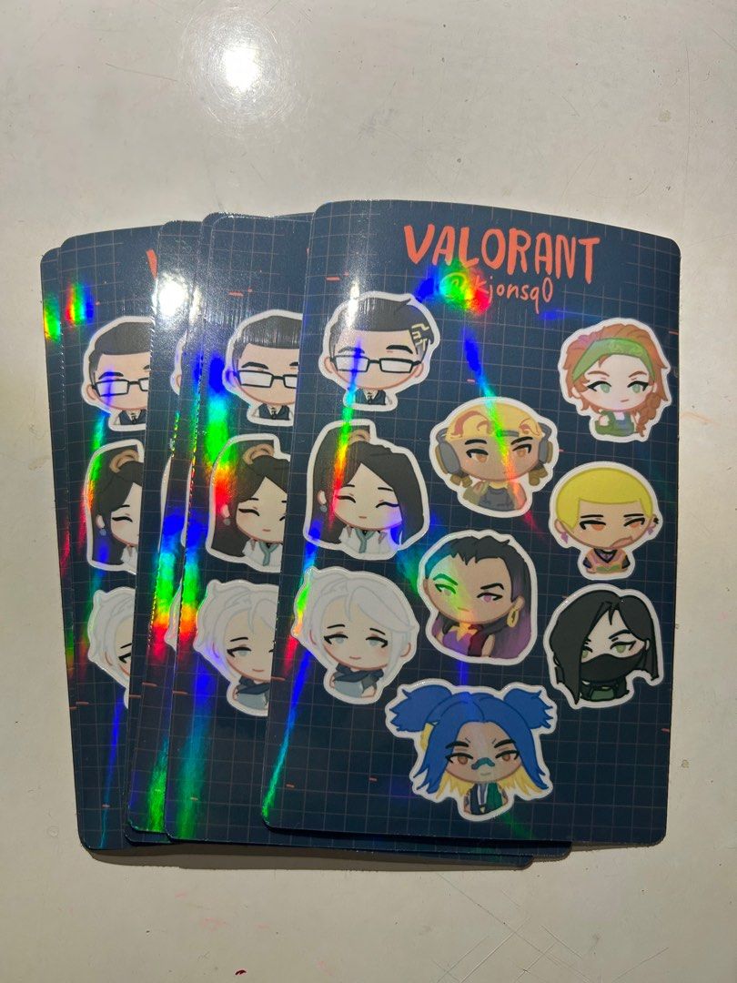 VALORANT FANMADE STICKER SHEET, Hobbies & Toys, Stationary & Craft, Art ...