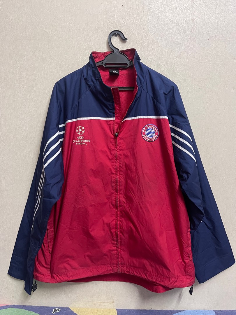 Vintage Adidas x Bayern Munich x Champions league jacket, Men's Fashion ...