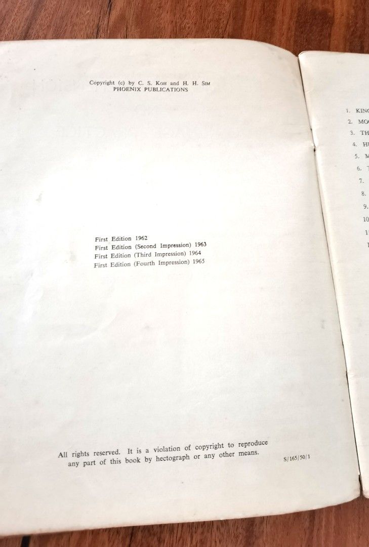 Vintage Book Year 1965 Reading Comprehension Language Practice Book ...