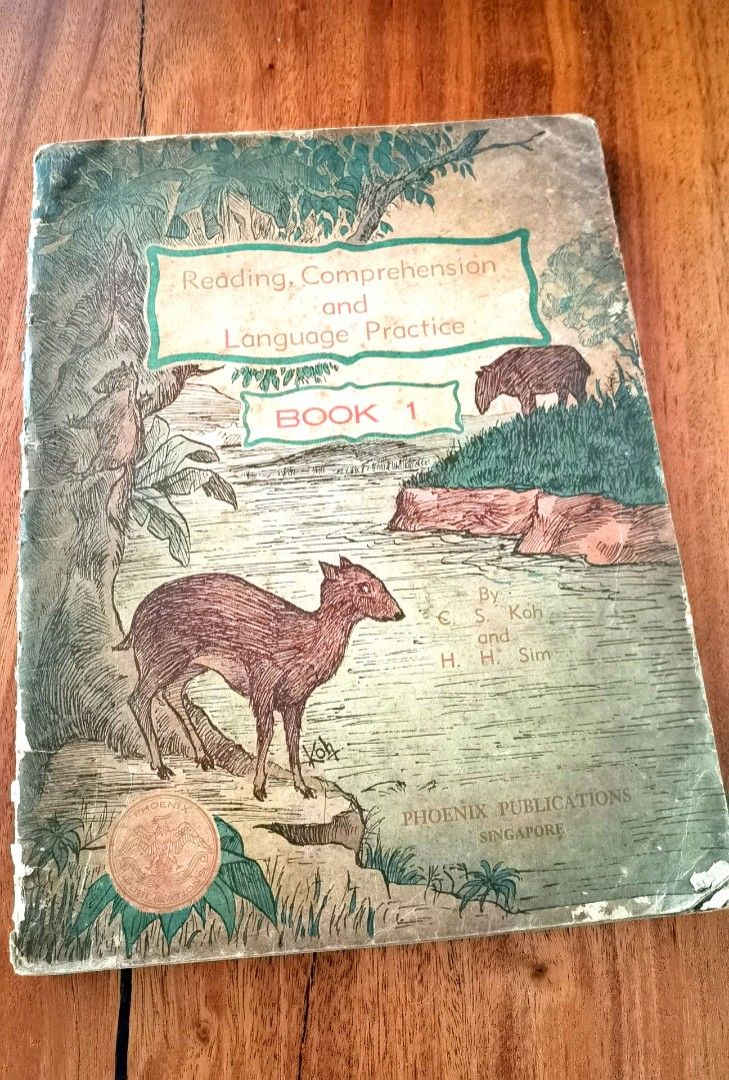 Vintage Book Year 1965 Reading Comprehension Language Practice Book ...