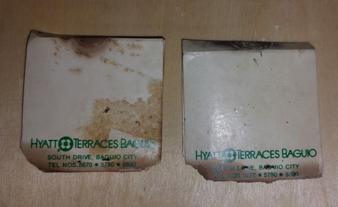 Vintage Collectible Hyatt Terraces Baguio Hotel Souvenir Matchbok ...