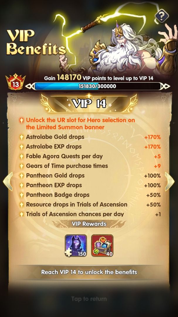 Mythic Heroes VIP 13 Top 1 PVP Account, Video Gaming, Gaming Accessories, Game Gift Cards ...