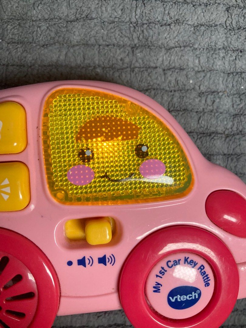 vtech My first Car Key Rattle Pink on Carousell