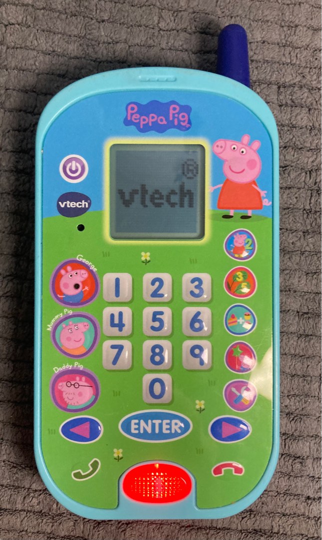 VTech Peppa Pig Let's Chat Learning Phone on Carousell