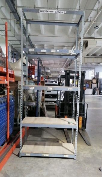 Warehouse Rack / Store Rack / Used Rack / Boltless Shelving / Used ...