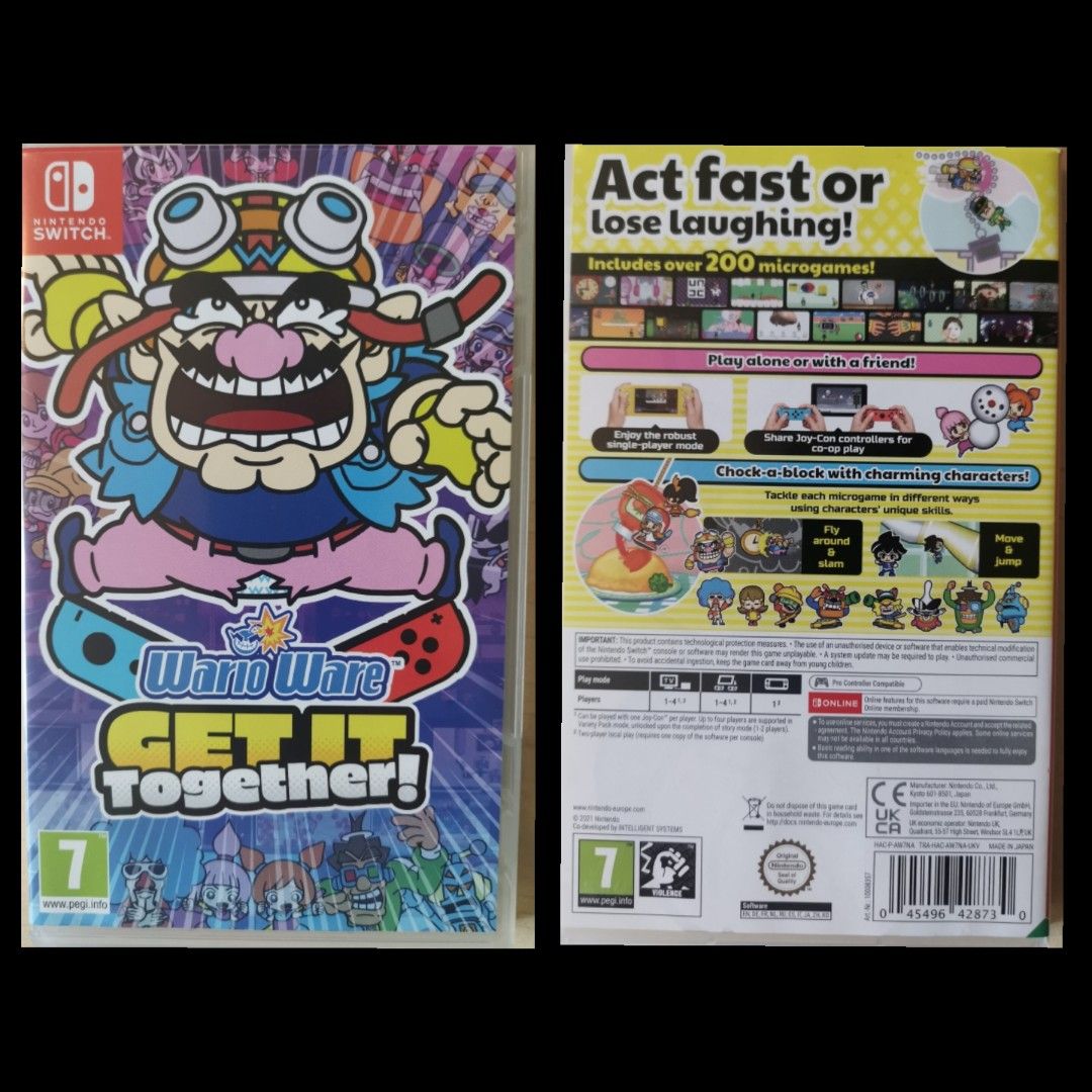 Wario Ware, Video Gaming, Video Games, Nintendo on Carousell