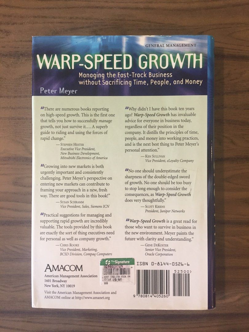 War-speed Growth, Hobbies & Toys, Books & Magazines, Storybooks on ...