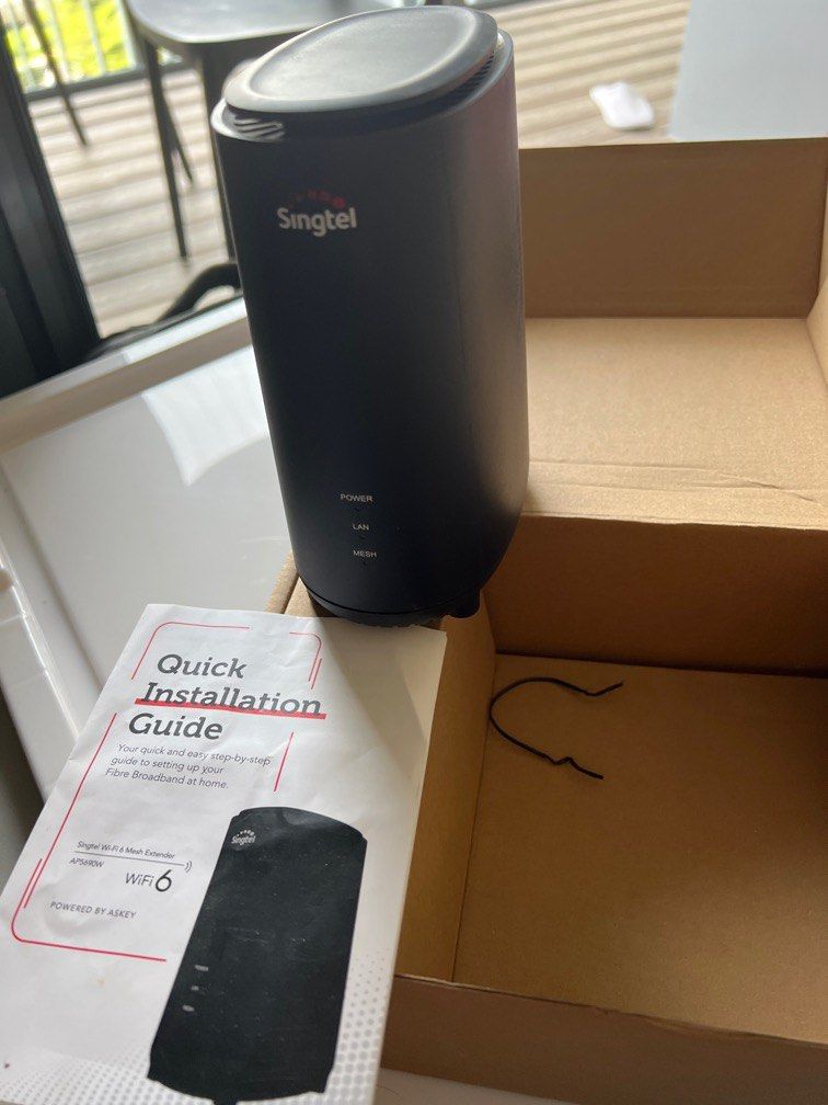 Singtel Wifi 6 Mesh extender, TV & Home Appliances, Other Home ...