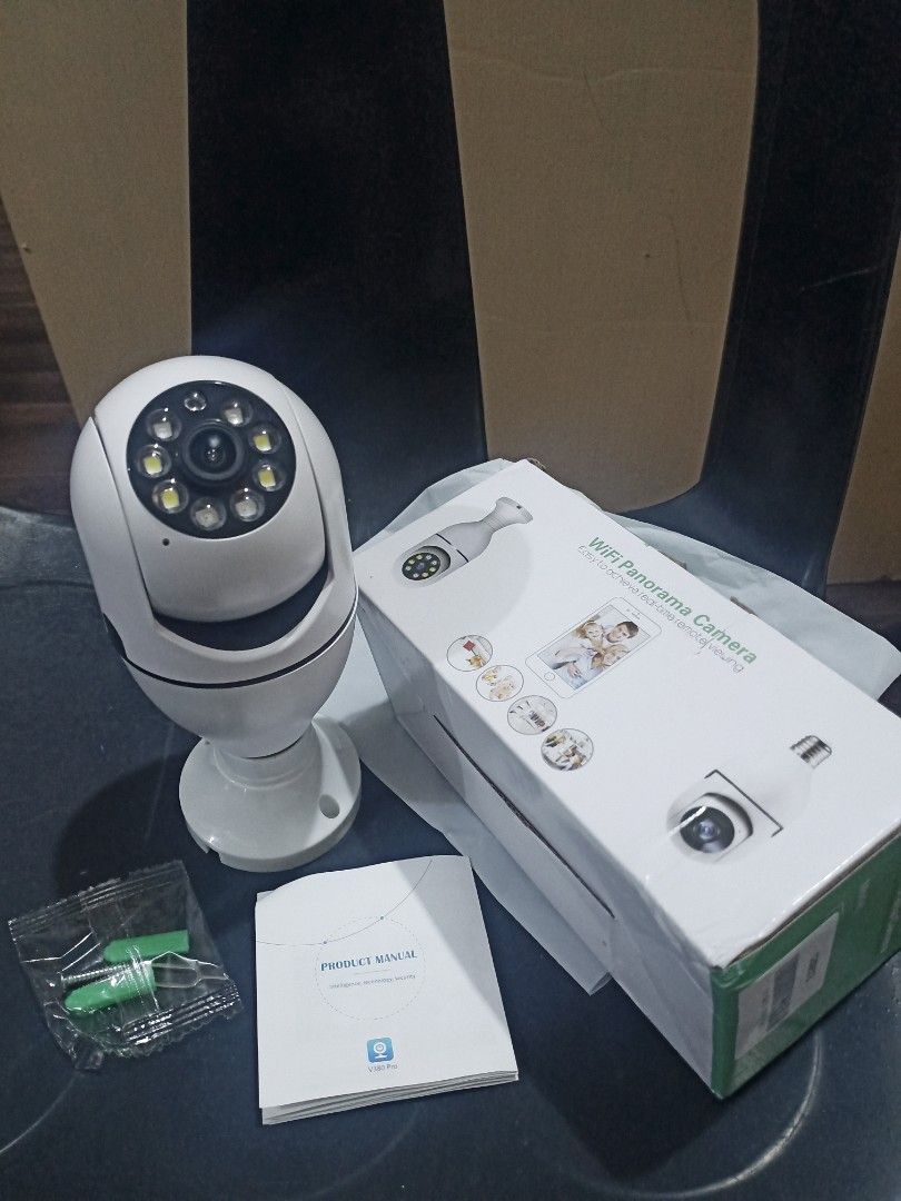 Wifi Panorama CCTV camera, Furniture & Home Living, Security & Locks ...