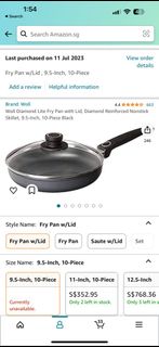 Woll Diamond Plus/Diamond Lite Fry Pan, 8-inch, Furniture & Home Living ...