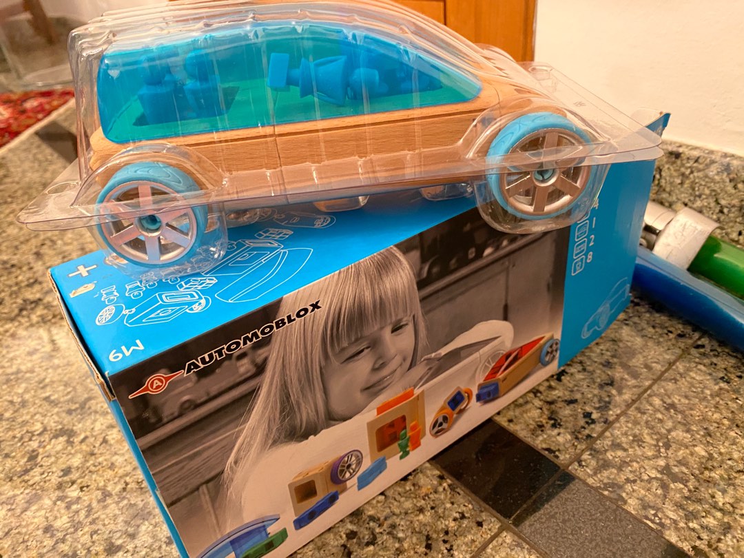 Wooden car automoblox, Hobbies & Toys, Toys & Games on Carousell
