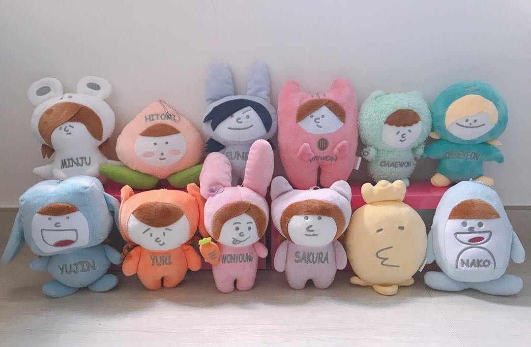 wtb/lfs izone official japan fanclub plushies dolls yujin yuri, Hobbies ...