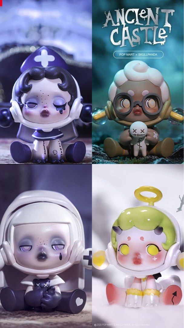 wts popmart skullpanda ancient castle series, Hobbies & Toys, Toys ...
