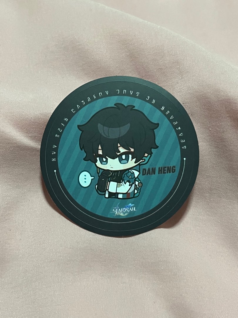 [WTT] - Dan Heng sticker Honkai Star Rail x Chagee collab, Hobbies ...