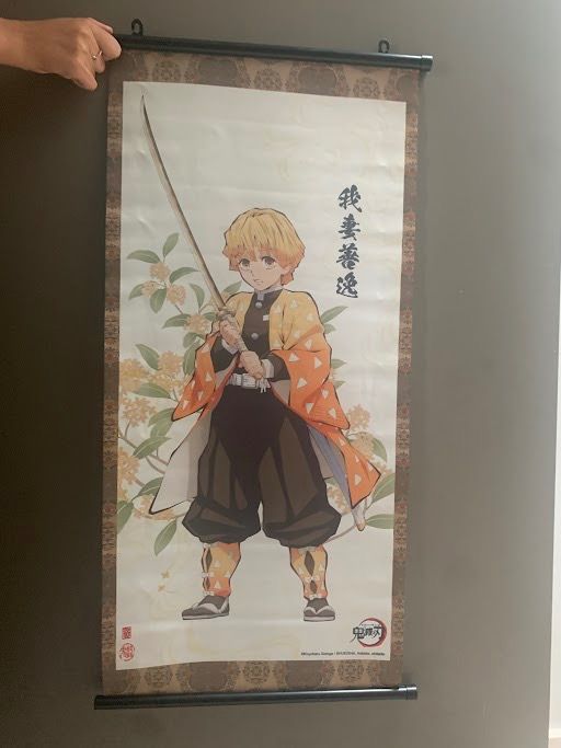 Zenitsu Agatsuma Poster, Hobbies & Toys, Books & Magazines, Comics ...