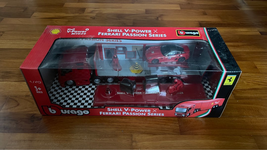 1:43 SHELL V-POWER X FERRARI PASSION SERIES, Hobbies & Toys, Toys ...