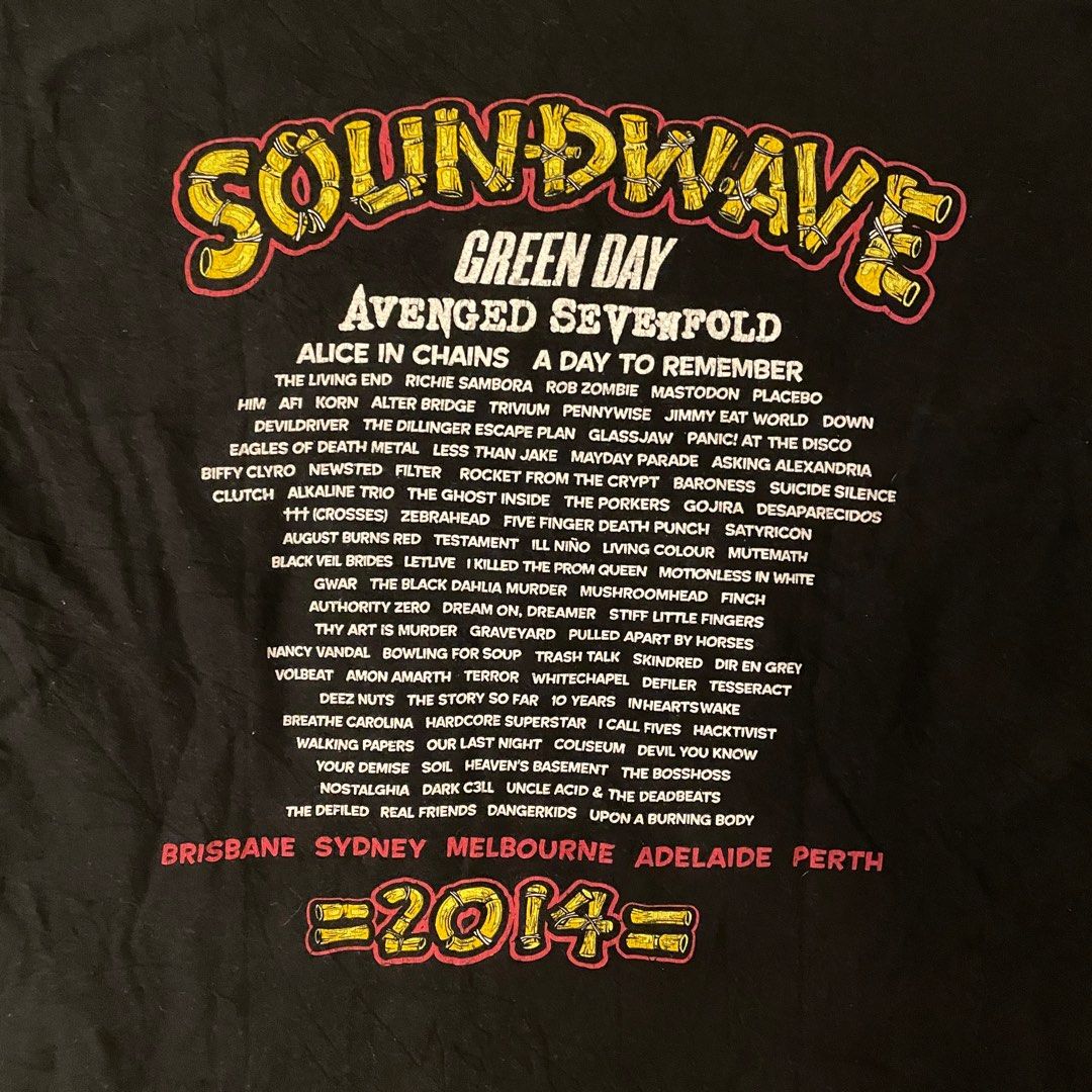 2014 Soundwave Australian Music Festival Shirt on Carousell