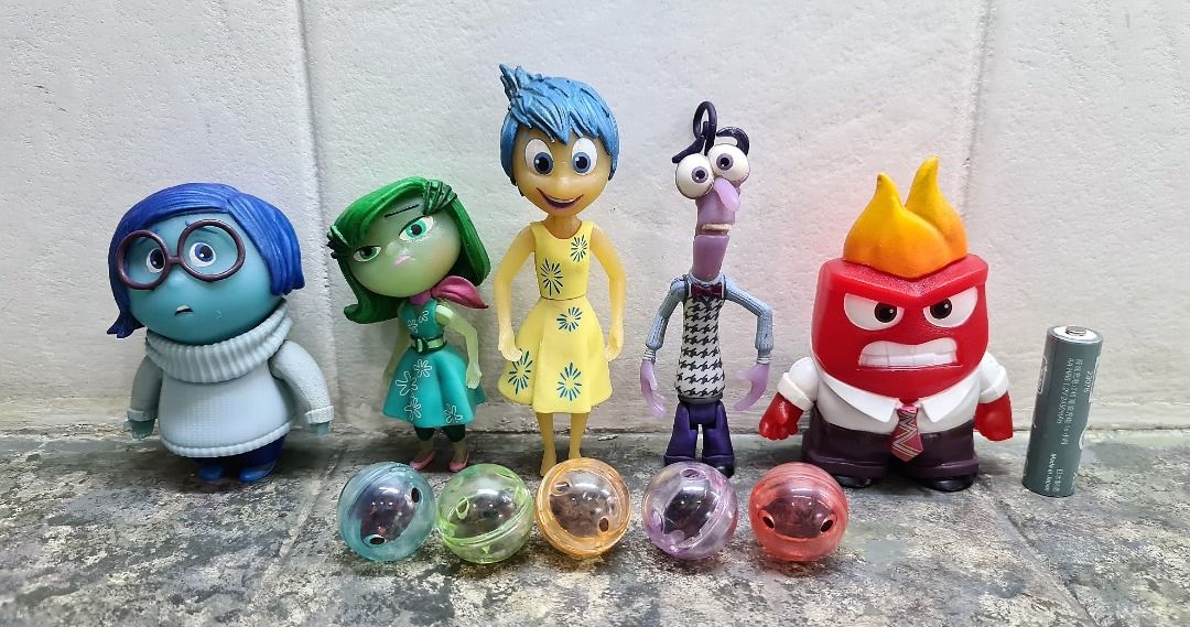 2015 Tomy Disney Pixar INSIDE OUT With MEMORY SPHERE Figure Lot ...