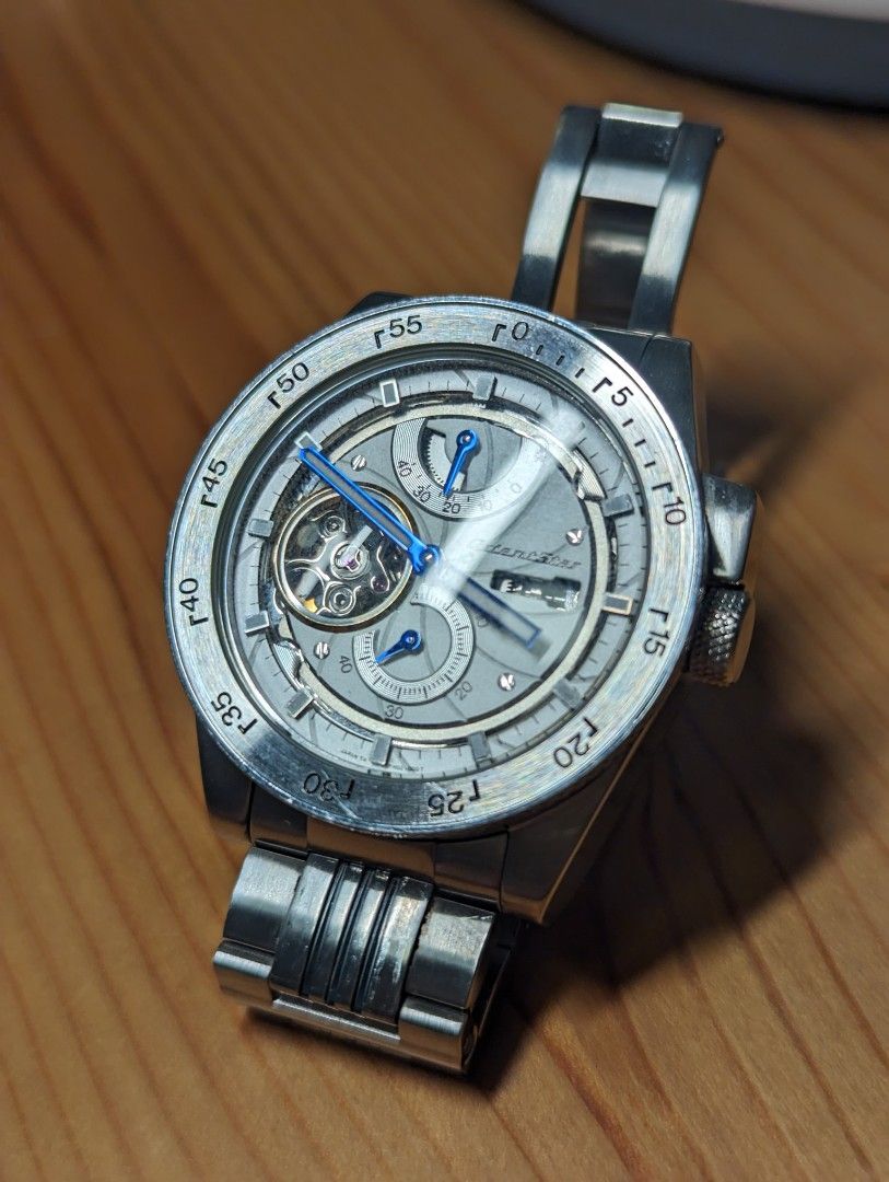 攝影師收藏品！！超靚罕有 Orient Star Retro future Camera 復古鏡頭型 自動上鏈23石, 名牌, 手錶 ...