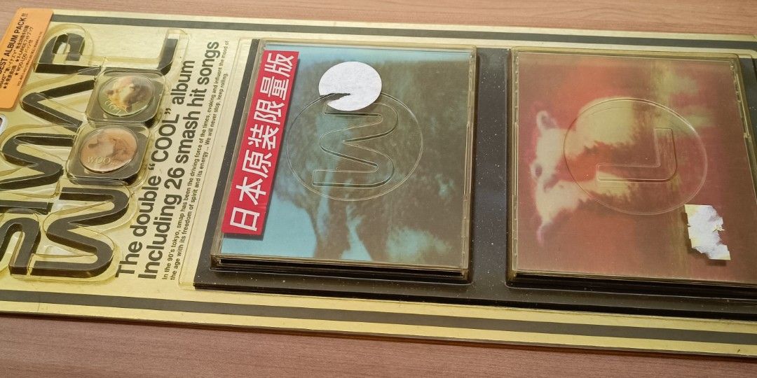 1997年絕版 日本原裝SMAP WOOL 限量版 雙CD, 書籍、休閒與玩具, 樂器、音樂相關, CD、DVD在旋轉拍賣