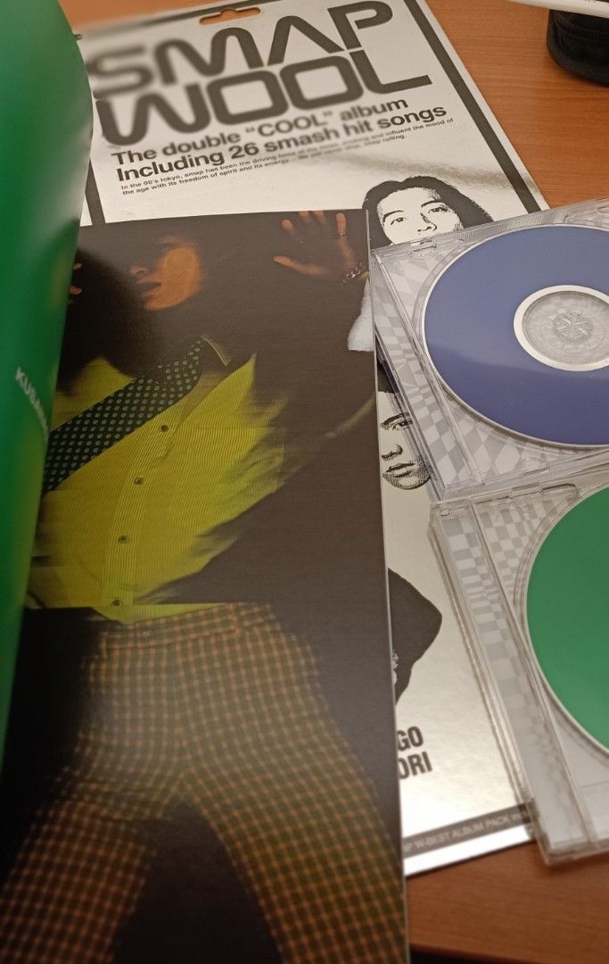 1997年絕版 日本原裝SMAP WOOL 限量版 雙CD, 書籍、休閒與玩具, 樂器、音樂相關, CD、DVD在旋轉拍賣
