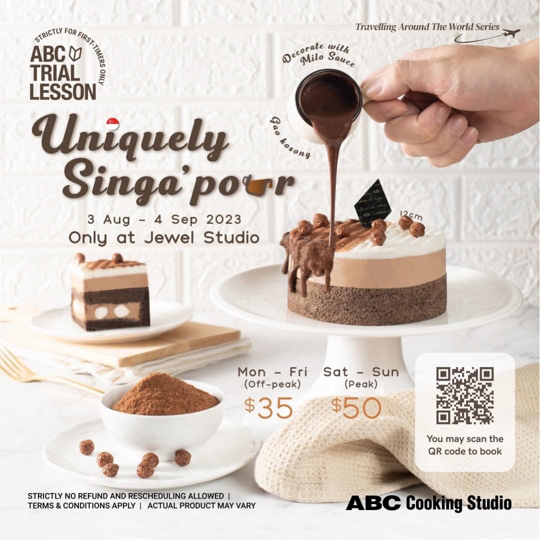 ABC Cooking Studio Trial @Jewel, Food & Drinks, Homemade Bakes on Carousell