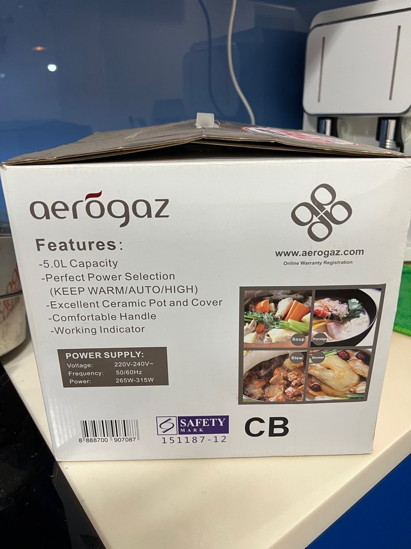 Aerogaz Slow Cooker, TV & Home Appliances, Kitchen Appliances, Cookers ...
