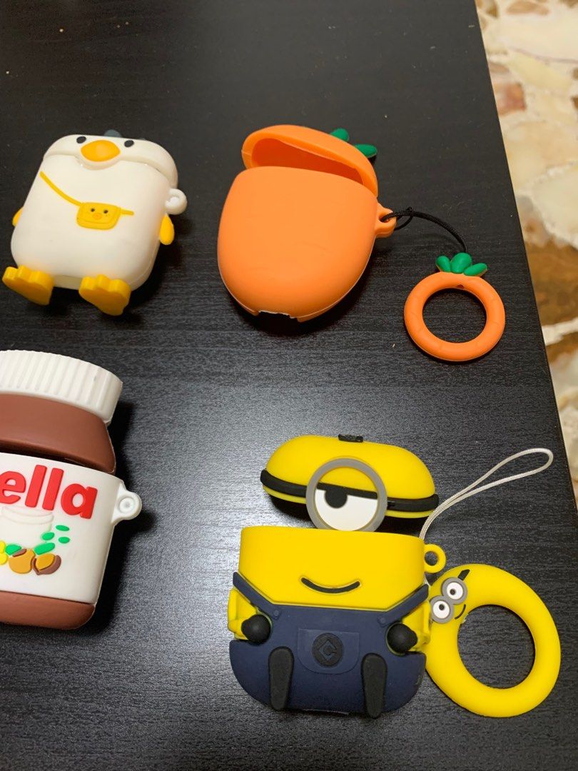 Airpods Gen 1/2 Cases (Cheese, Mint, Snowflake, Pocky, Shark, Nutella ...