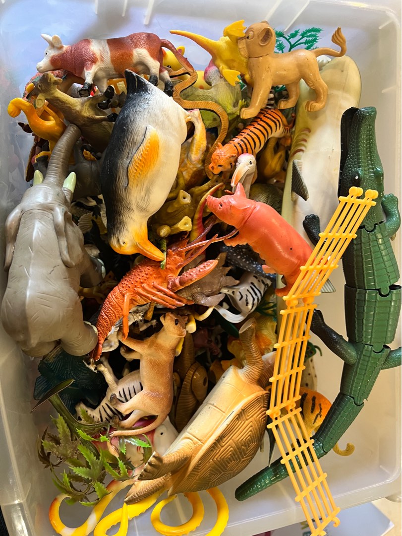 500 PCs assorted Animals dinosaur marine life wild animal bundle ...