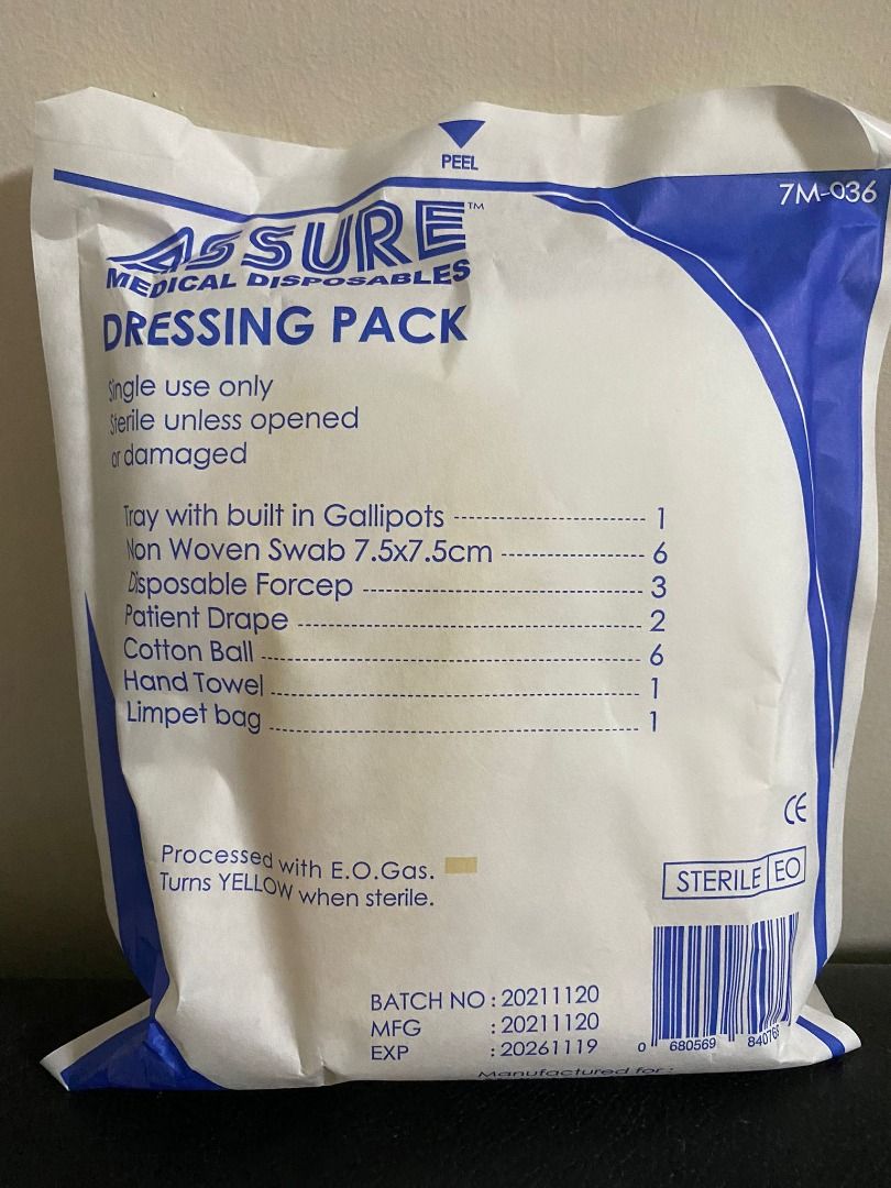 ASSURE First Aid Box / Dressing pack / Scissors , Health & Nutrition ...