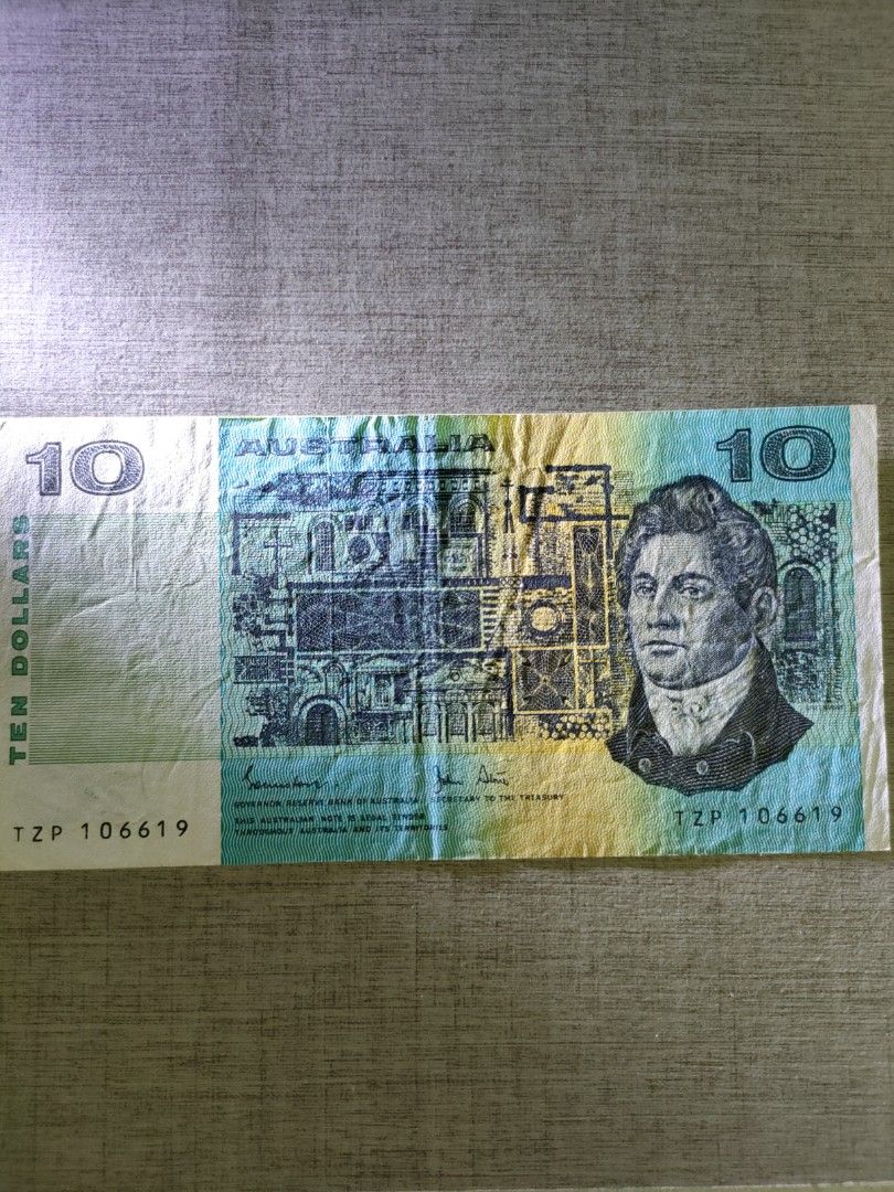 Australia 1974 $10 rare signature, Johnston/stone, Hobbies & Toys ...