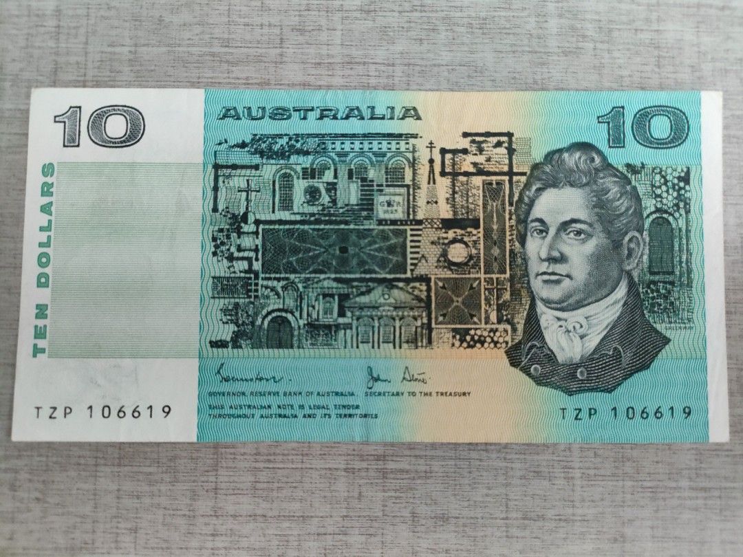 Australia 1974 $10 rare signature, Johnston/stone, Hobbies & Toys ...