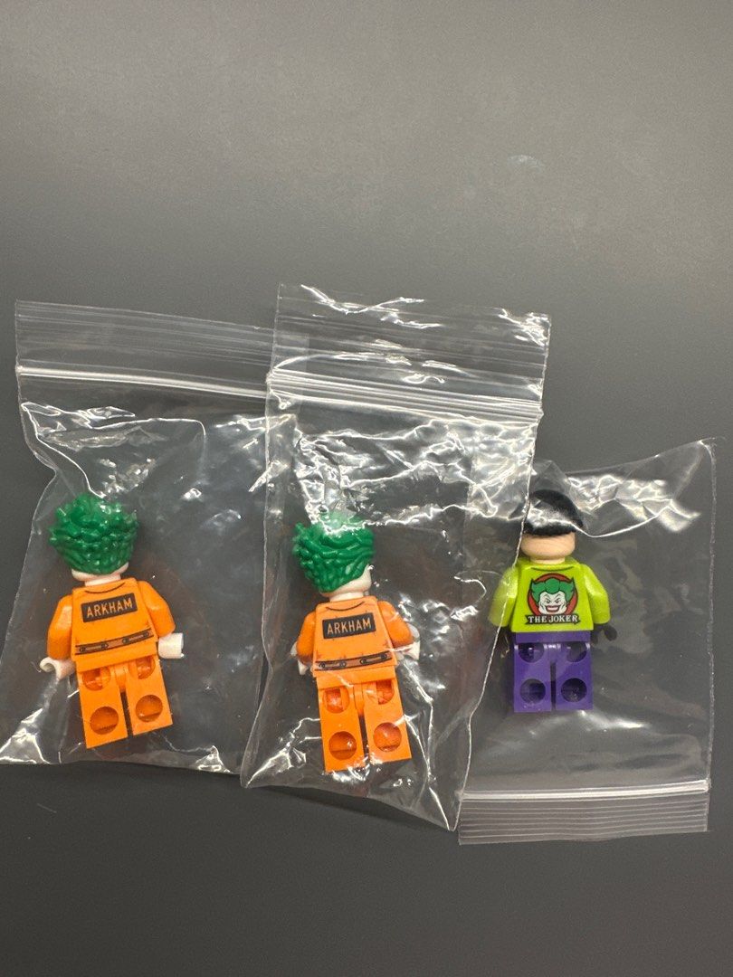 Authentic original Lego minifig 70912 Arkham asylum the joker henchman ...