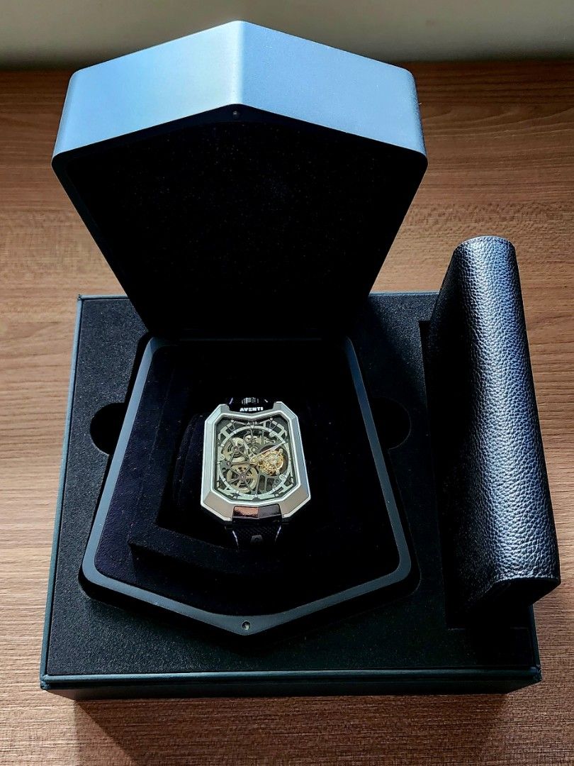 Aventi A-10 [raw titanium - tourbillon], Luxury, Watches on Carousell