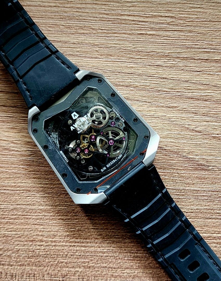 Aventi A-10 [raw titanium - tourbillon], Luxury, Watches on Carousell