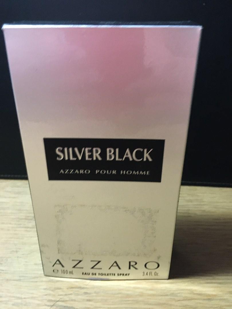 Azzaro Silver Black EDT For Men, Beauty & Personal Care, Fragrance ...
