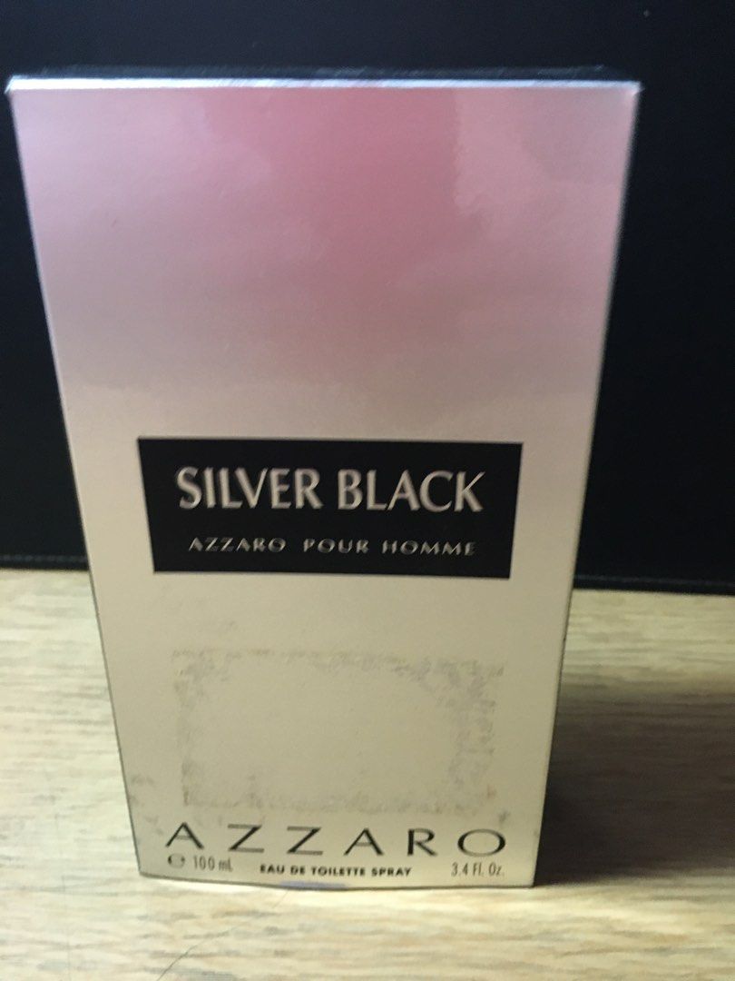 Azzaro Silver Black EDT For Men, Beauty & Personal Care, Fragrance ...