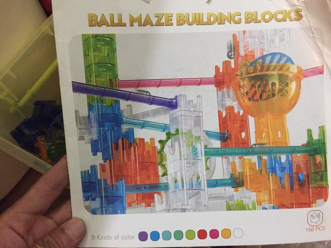 Ball maze building blocks, Hobbies & Toys, Toys & Games on Carousell
