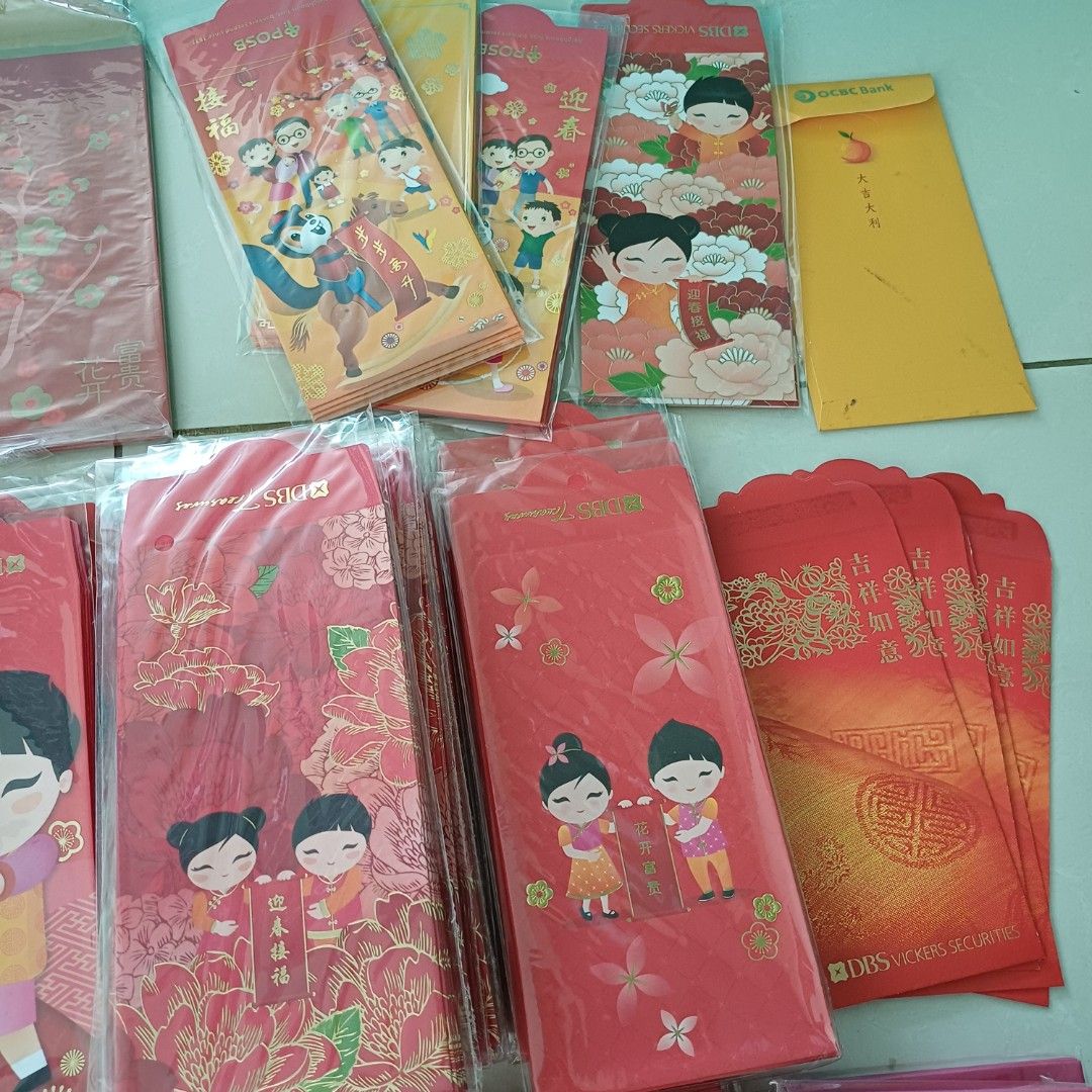 [50random packets for $50] Bank Collectible Red Packet POSB DBS UOB ...