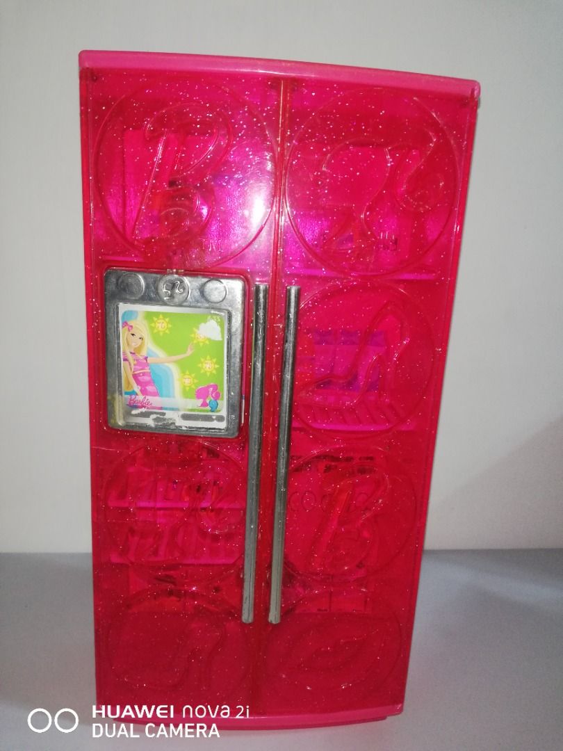 Barbie Mattel 2010 2 Door Refrigerator, Hobbies & Toys, Toys & Games on ...
