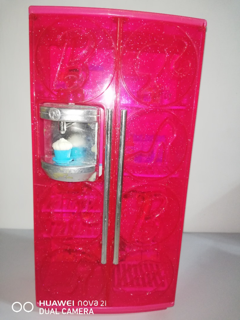 Barbie Mattel 2010 2 Door Refrigerator, Hobbies & Toys, Toys & Games on ...