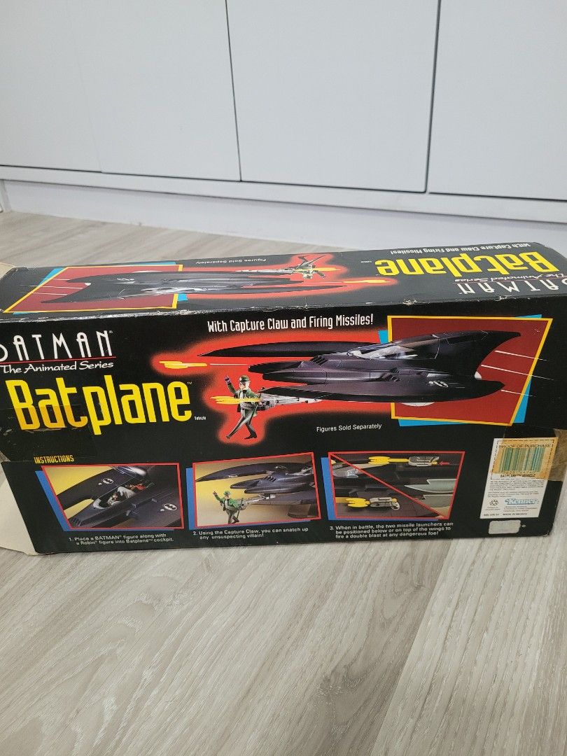 Batplane Animated Series, Hobbies & Toys, Toys & Games on Carousell