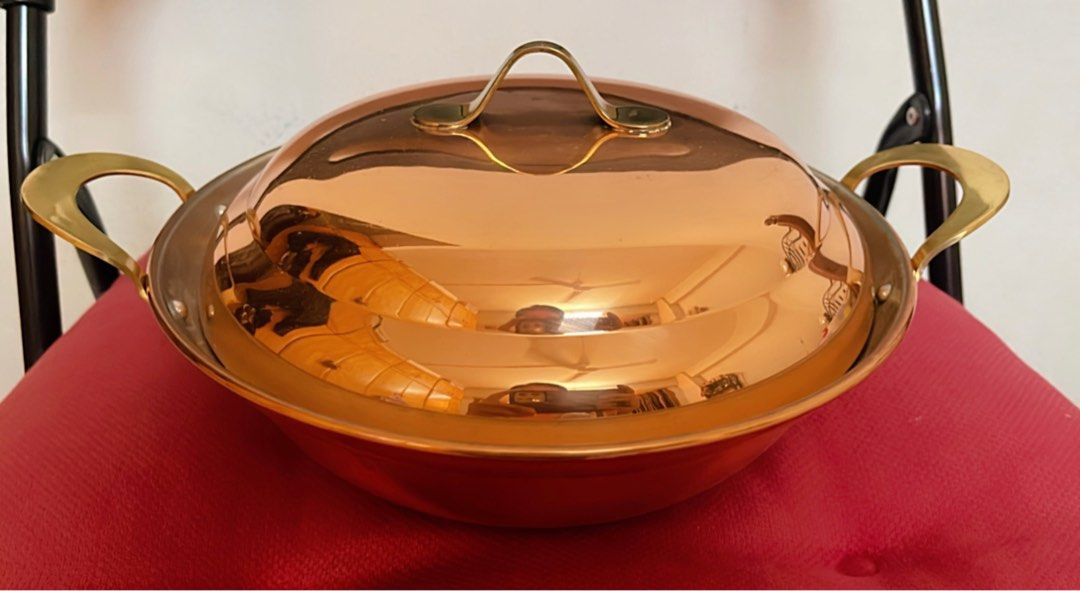 BEAUTIFUL KAICUT COPPER WOK (JAPAN), Furniture & Home Living ...