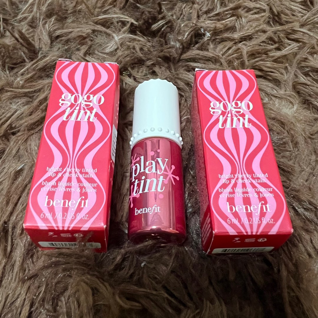 Benefit Cosmetics Gogo Tint , Play Tint (Cheek and Lip Tint) on Carousell