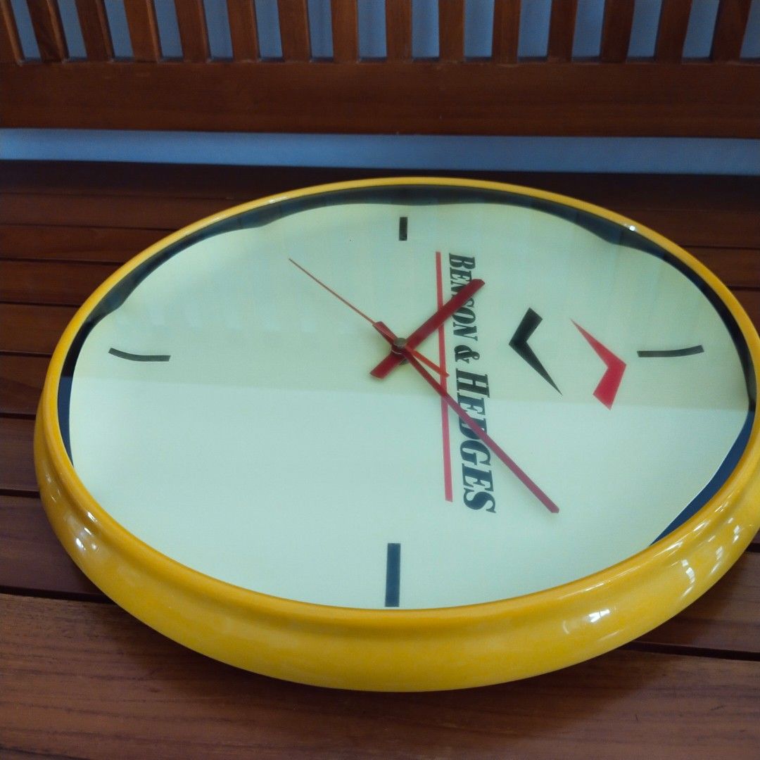 BENSON & HEDGES~Wall Clock, Hobbies & Toys, Memorabilia & Collectibles, Vintage Collectibles on ...